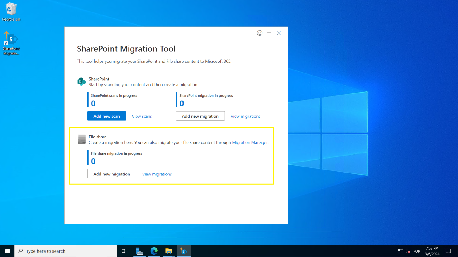 Como fazer a migração do File server para SharePoint online