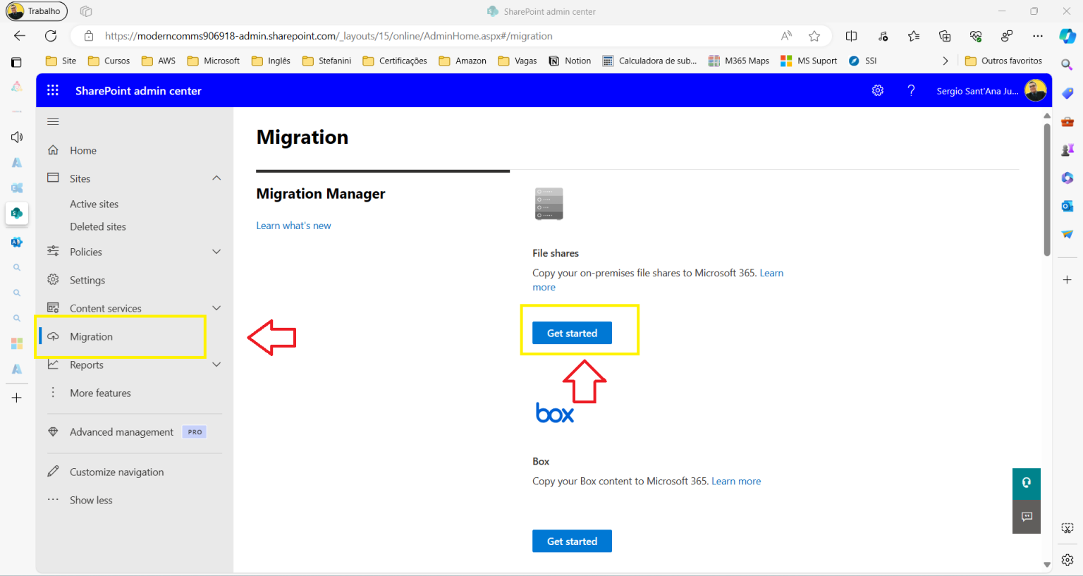 Como fazer a migração do File server para SharePoint online
