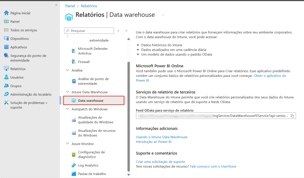 Microsoft Intune - Como Integrar o Compliance (Data Warehouse) ao Power ...