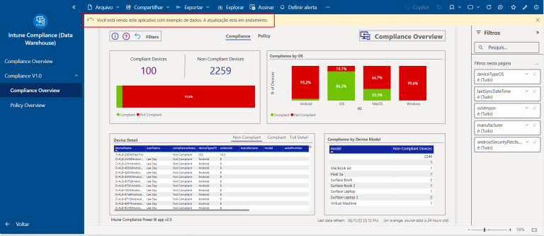 Microsoft Intune - Como Integrar o Compliance (Data Warehouse) ao Power ...