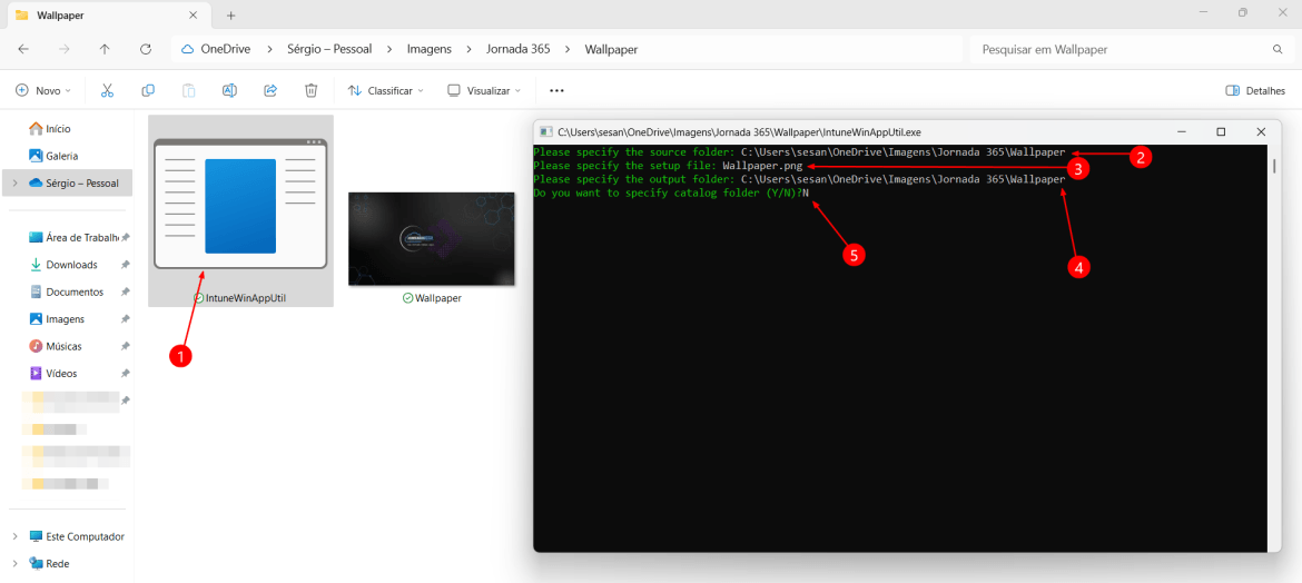 Microsoft Intune - Wallpaper e Lockscreen Windows Pro - Jornada 365