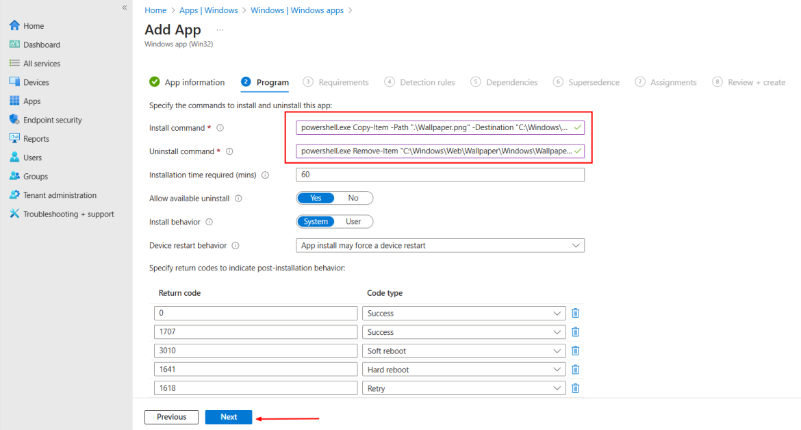 Microsoft Intune - Wallpaper e Lockscreen Windows Pro - Jornada 365