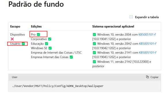 Microsoft Intune - Wallpaper e Lockscreen Windows Pro - Jornada 365
