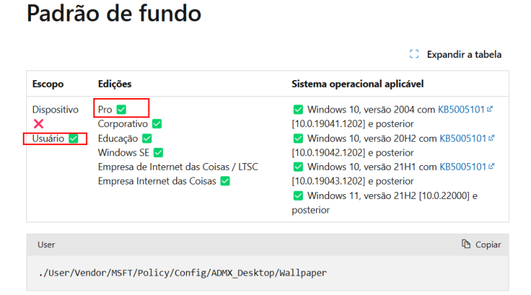 Microsoft Intune - Wallpaper e Lockscreen Windows Pro - Jornada 365