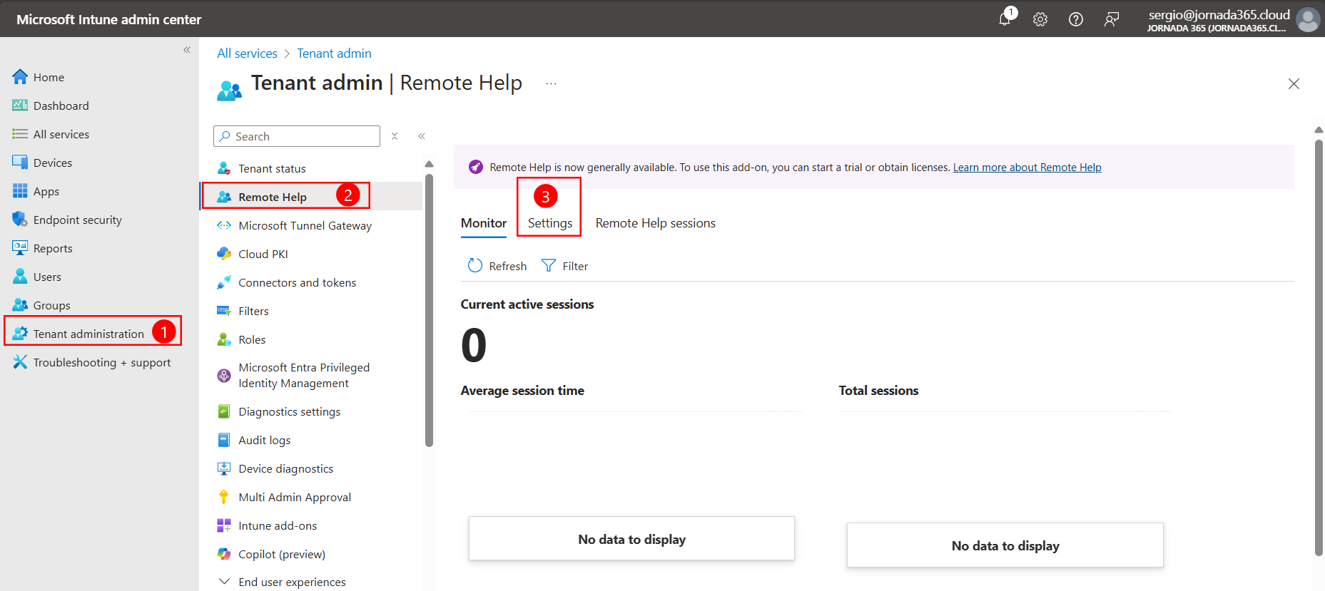 Intune - Solução Moderna de Suporte Remoto (Remote Help) - Jornada 365