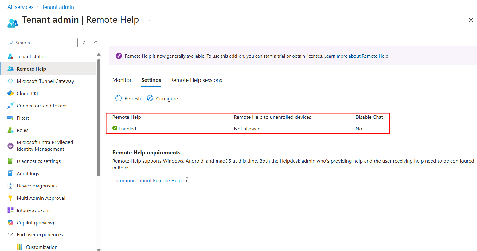 Intune - Solução Moderna de Suporte Remoto (Remote Help) - Jornada 365