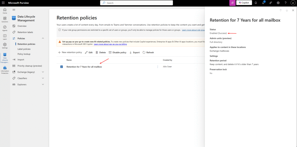 Microsoft Purview: Criando Retention Policies Eficientes para Retenção ...