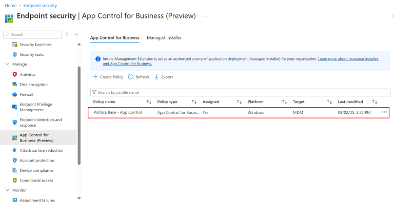Microsoft Intune - Como Configurar o App Control for Business - Jornada 365