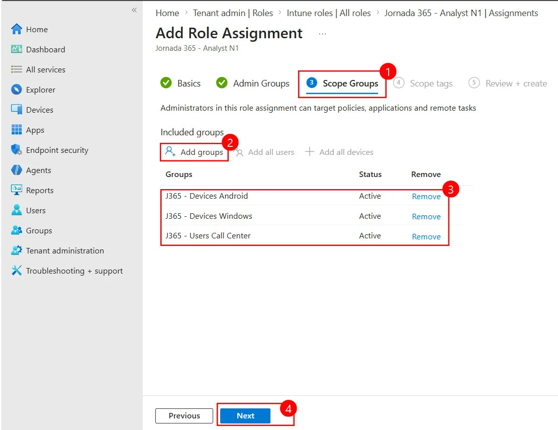 Microsoft Intune: Guia prático para entender Roles, Scope Tags e Custom ...